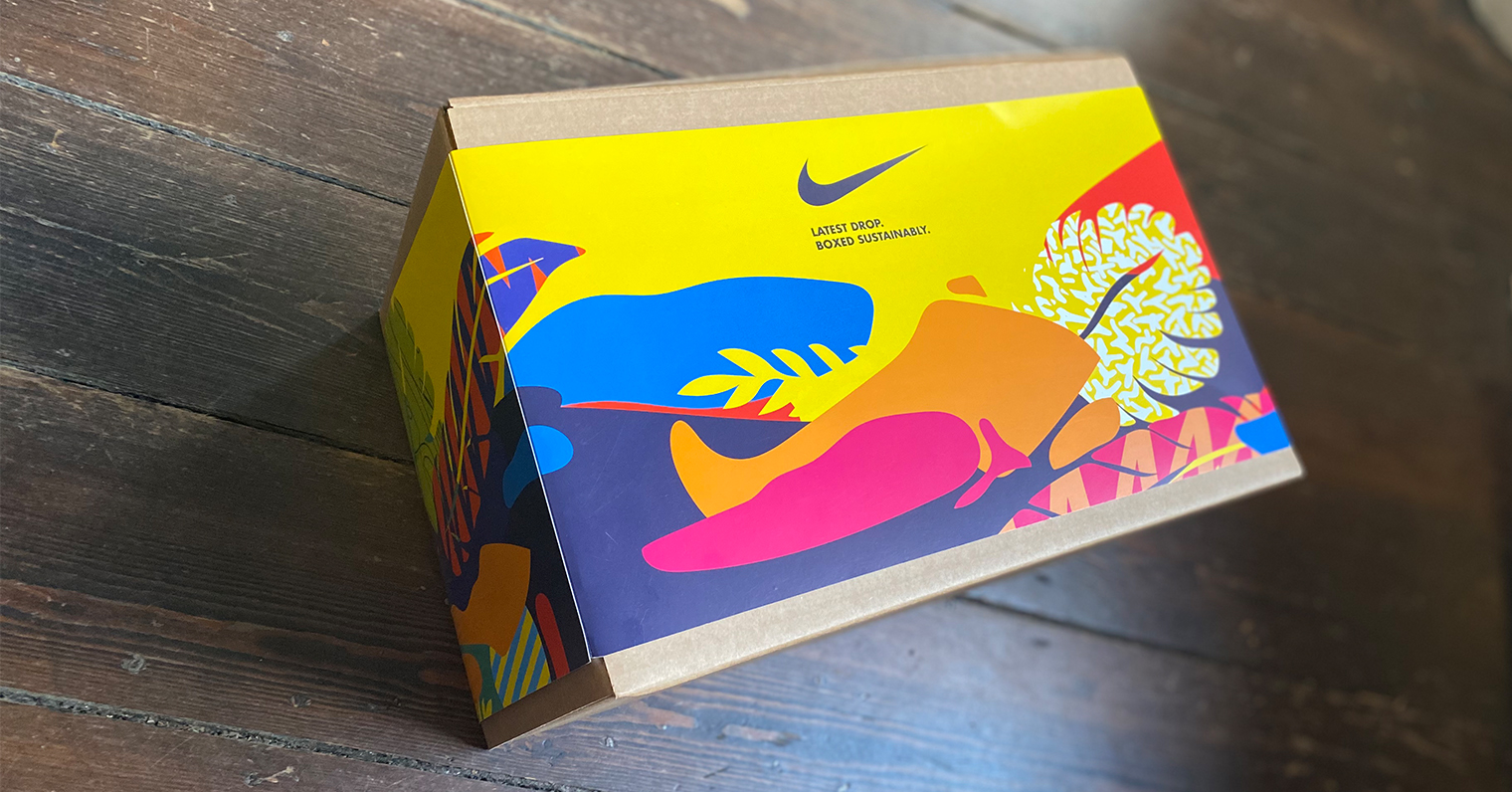 Case study: sustainable packaging for Nike | Bespoke branded packaging